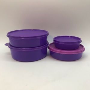 Tupperware | Kitchen | Tupperware Set Refriredondos 4 Container | Poshmark